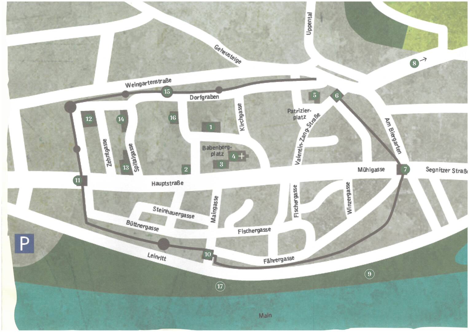 Ortsplan - Ortsportrait und Tourismus - Markt Frickenhausen